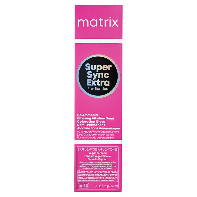 Super Sync Extra Pre-Bonded Alkaline Demi-Permanent Hair Color - Matrix ...