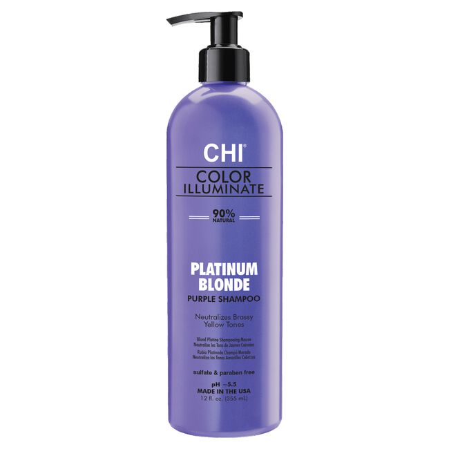 Color Illuminate Platinum Blonde Purple Shampoo - CHI | CosmoProf