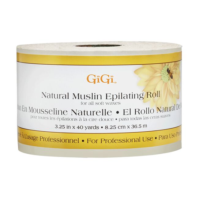 Bleached Muslin Epilating Roll - GiGi | CosmoProf