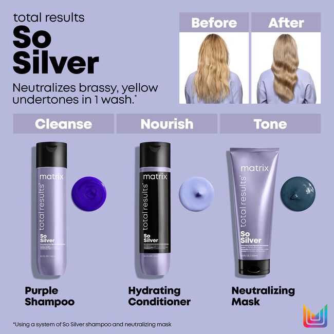 So Silver Triple Power Mask - Matrix | CosmoProf