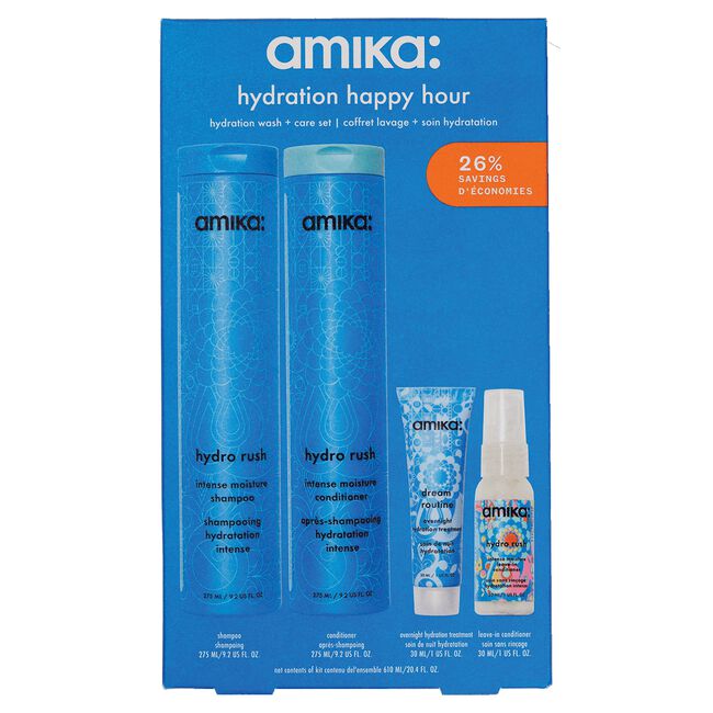 Hydration Happy Hour Wash + Care Set - amika | CosmoProf