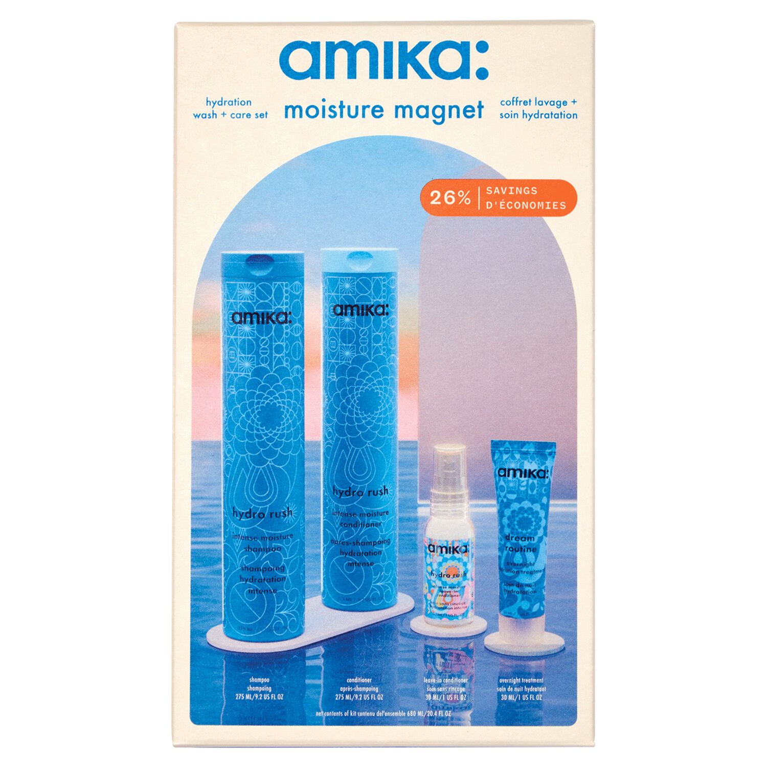 Moisture Magnet Hydration Wash + Care Set - amika | CosmoProf