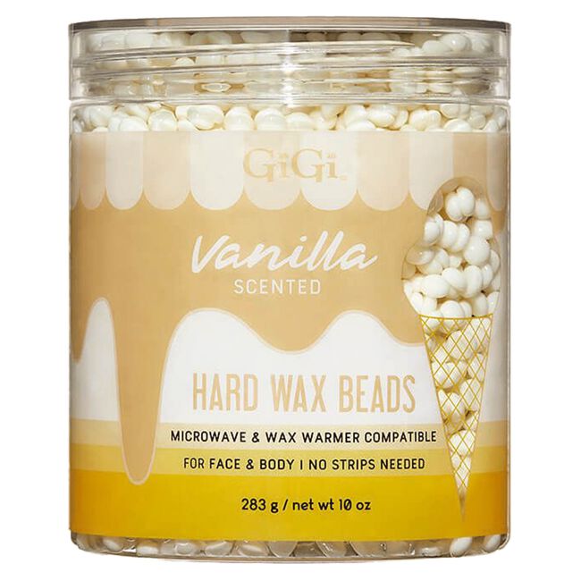Vanilla Microwave Hard Wax Beads - GiGi | CosmoProf