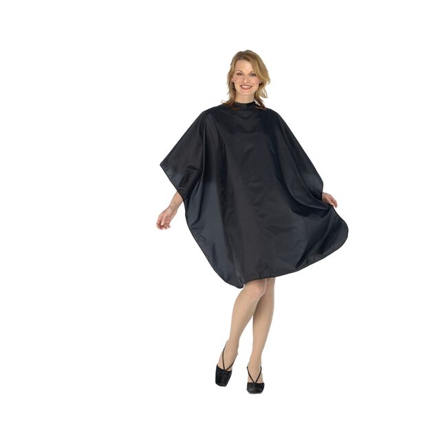 Black Nylon Cutting Cape #360 - Dannyco Sundries | CosmoProf