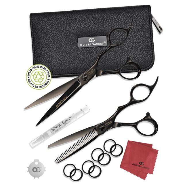 Barber 7 Inch Shear with Thinner - Olivia Garden | CosmoProf