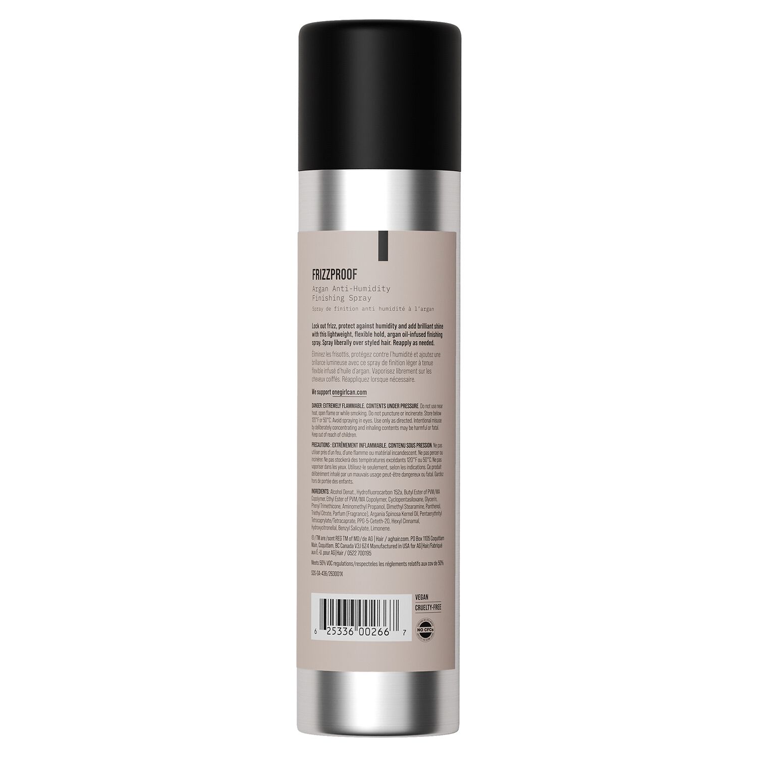 Frizzproof Argan Anti-Humidity Finishing Spray - AG Care | CosmoProf