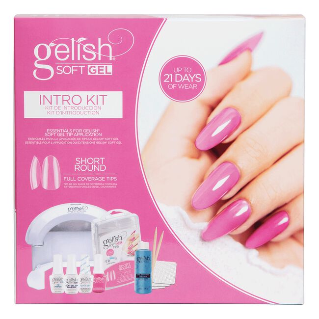 Short Round Soft Gel Tips Intro Kit - Gelish | CosmoProf