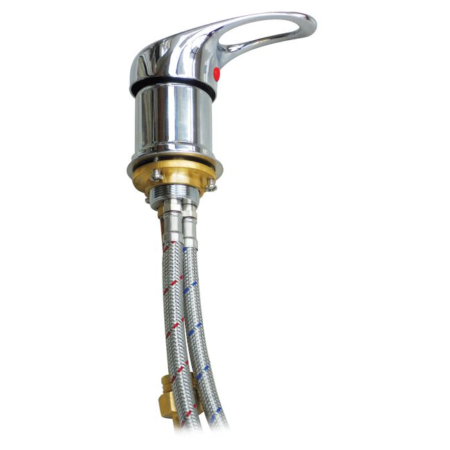 Chrome Universal Single Handle Fixture - Modern Elements | CosmoProf