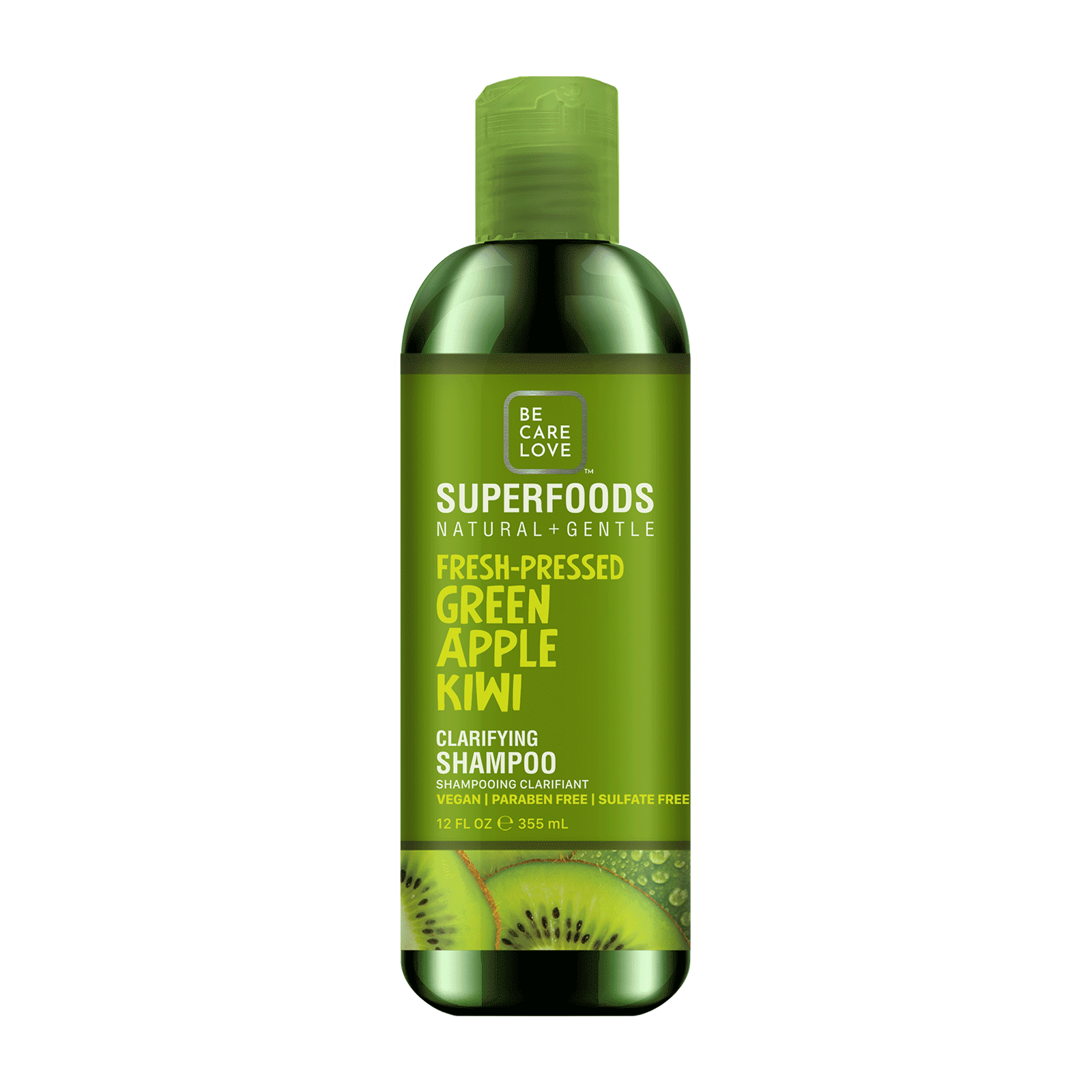 Fresh-Pressed Green Apple Kiwi Clarifying Shampoo - Be Care Love ...