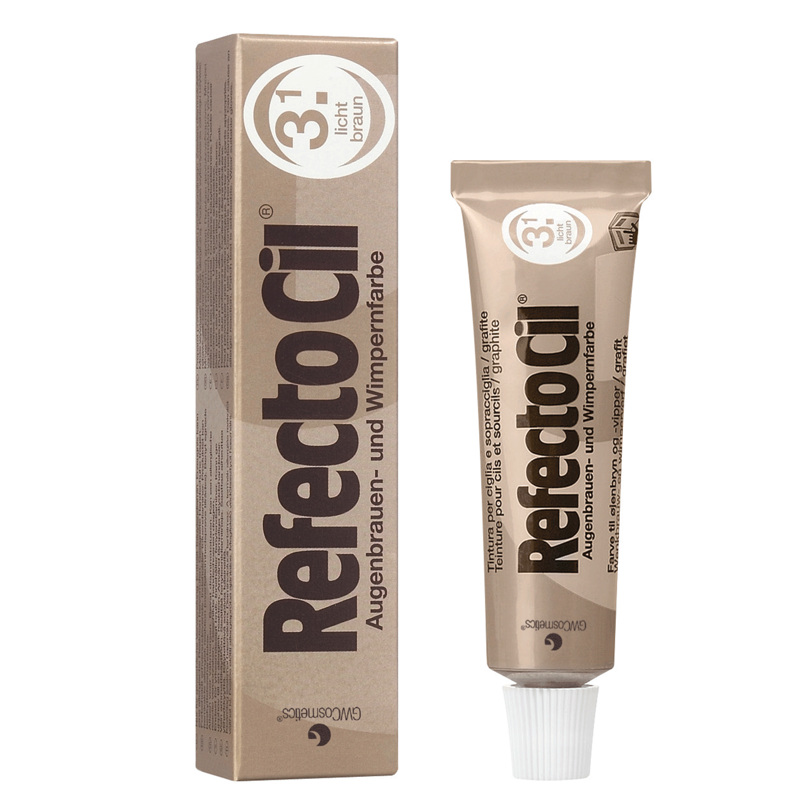 RefectoCil Cream Tint Light Brown #3.1 - Cosmetic Brands of N. America ...