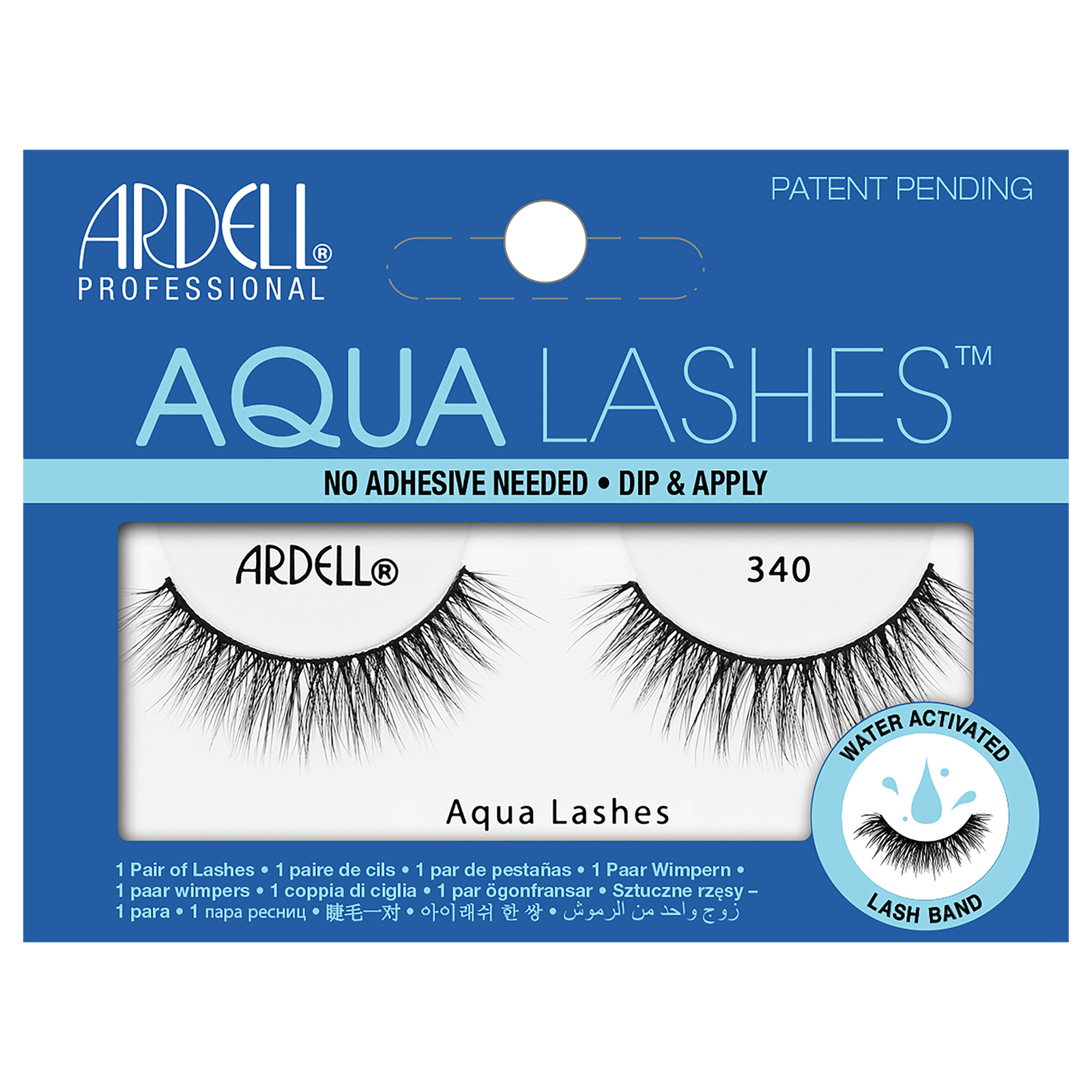 Aqua Water Activated Strip Lashes - 16 Piece Display - Ardell | CosmoProf